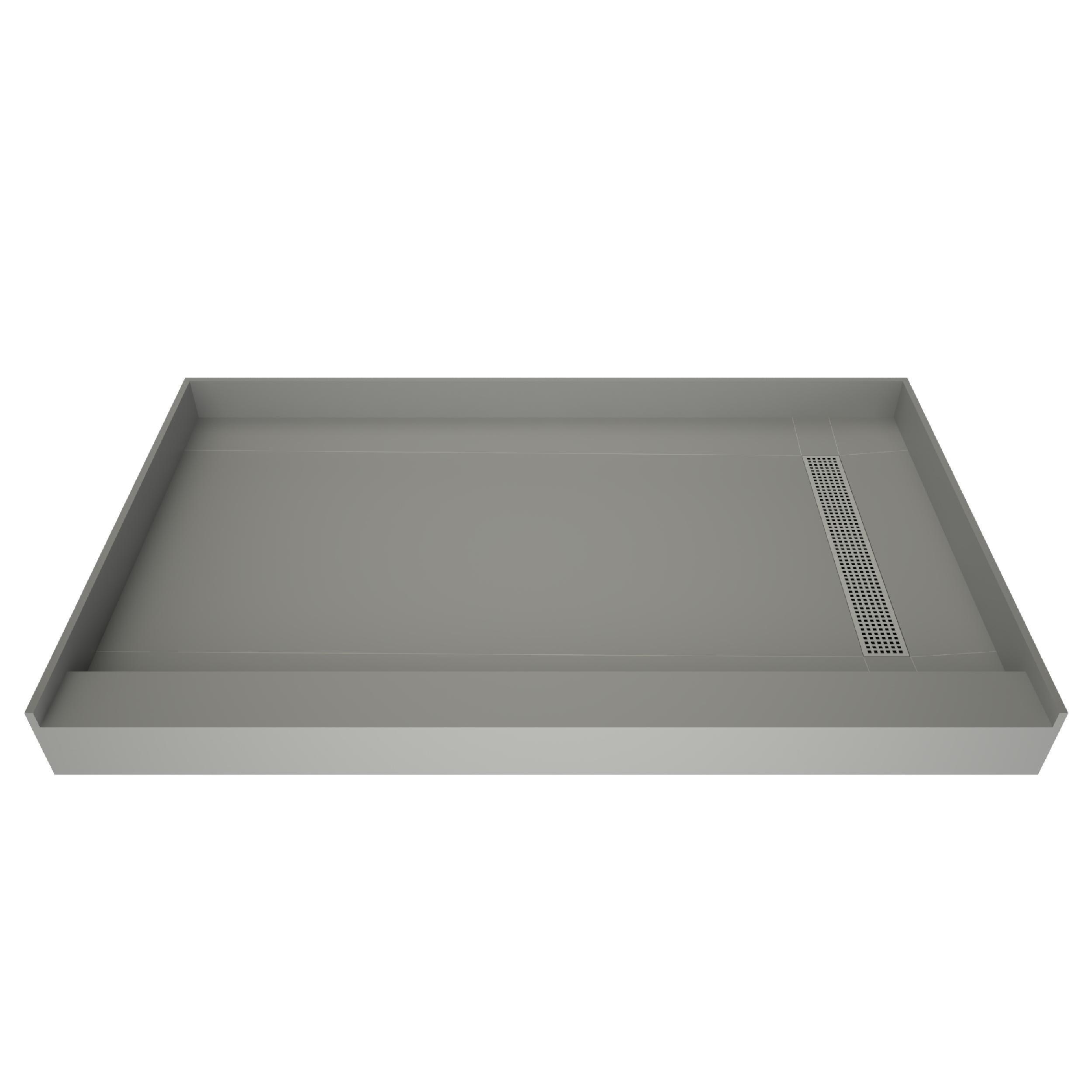 Tile Redi Single R Trench Shower Pan - 34in. x 60in. - 100067149 ...
