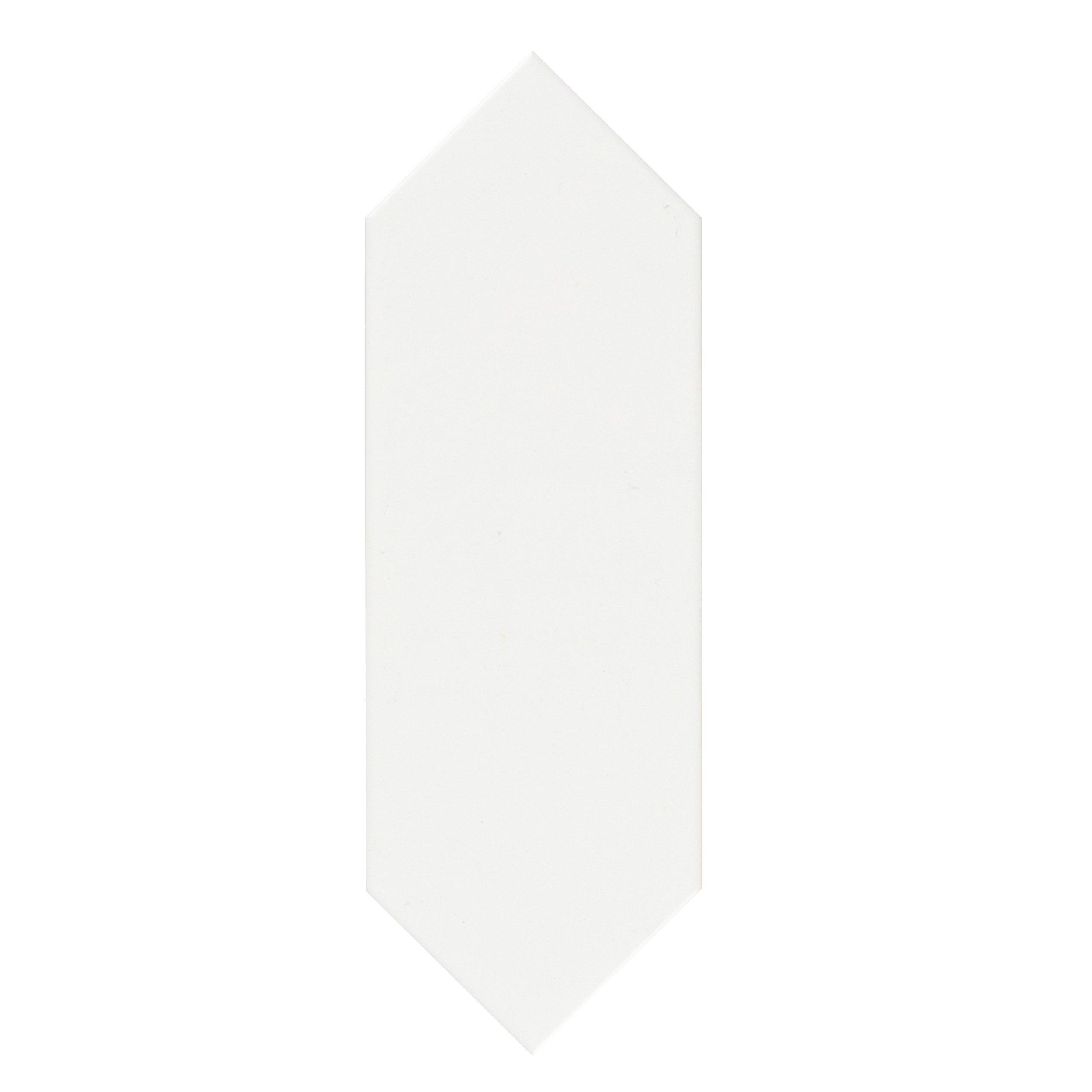 White Picket Ceramic Tile - 4 x 12 - 100465152 | Floor and Decor