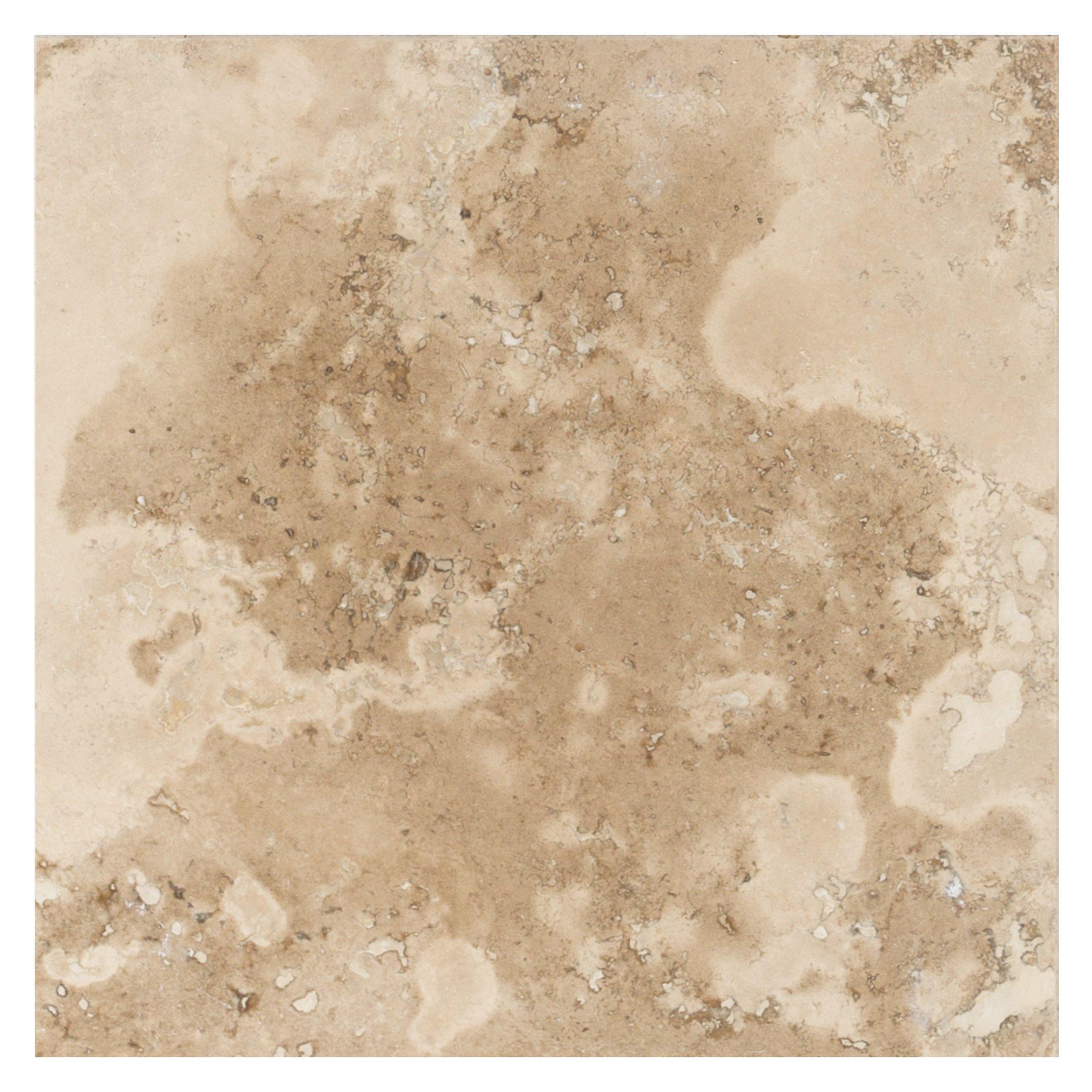 Mediterranean Rustic Chiseled Travertine Tile - 16 x 16 - 922101147 ...