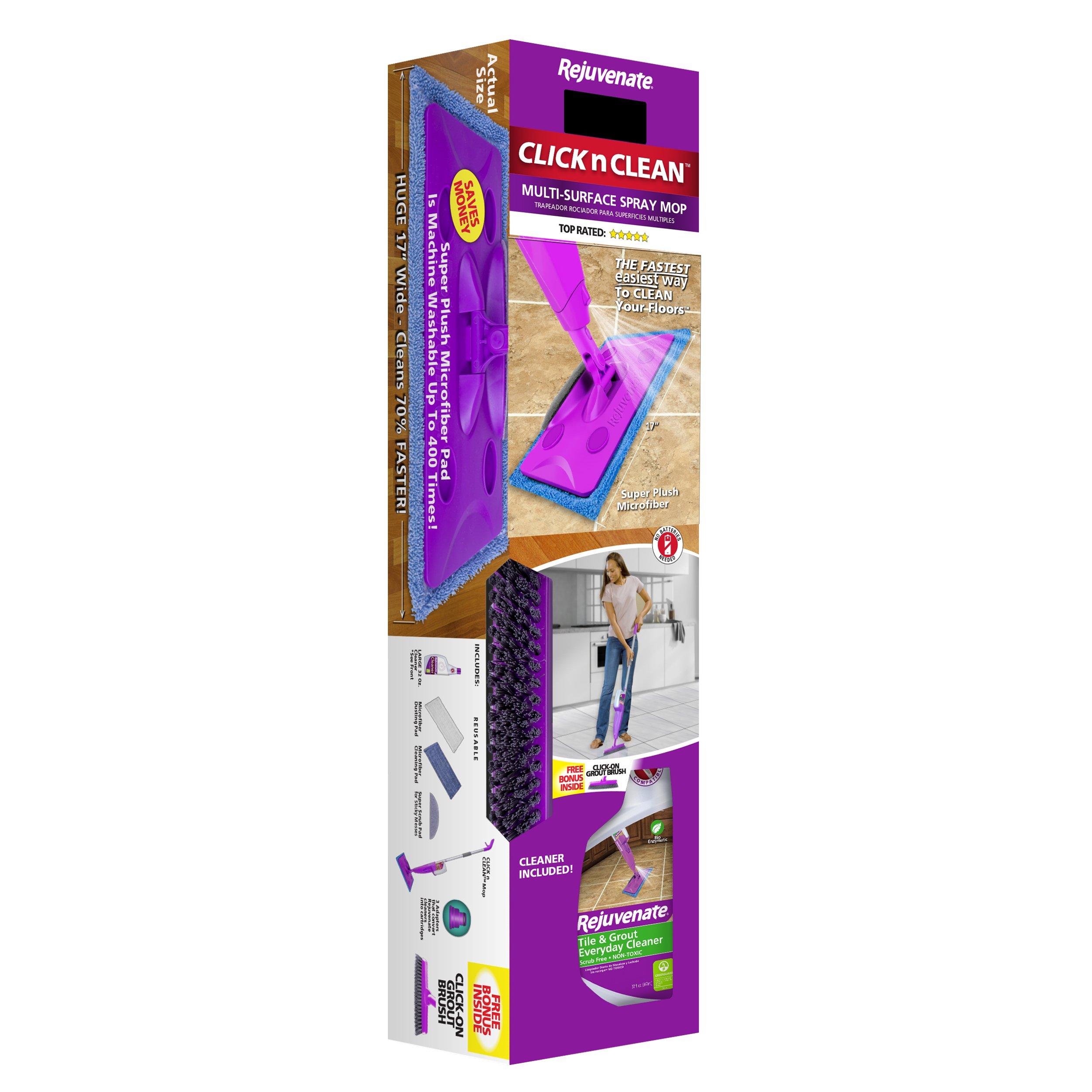 Rejuvenate Click N Clean Multi Surface Spray Mop - Kit - 100587013 ...